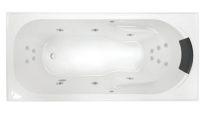 PRIMA Inset Bath or Spa Bath With Sizes 1520/1650/1790 mm And 10/12/16 ...